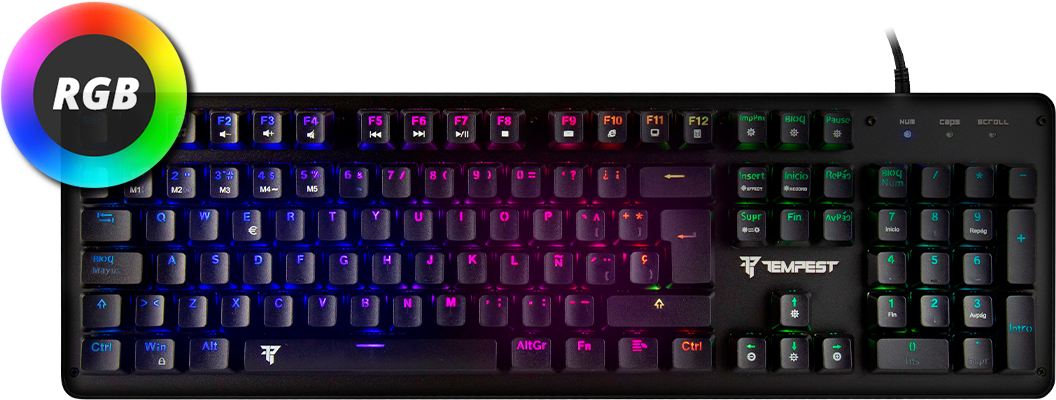 Tempest K10 RGB RED Switch