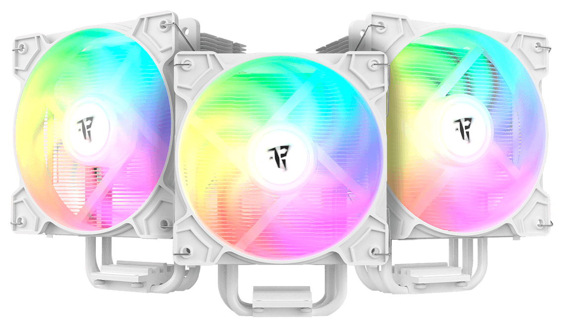 Tempest PRO Cooler 4 Pipes White RGB