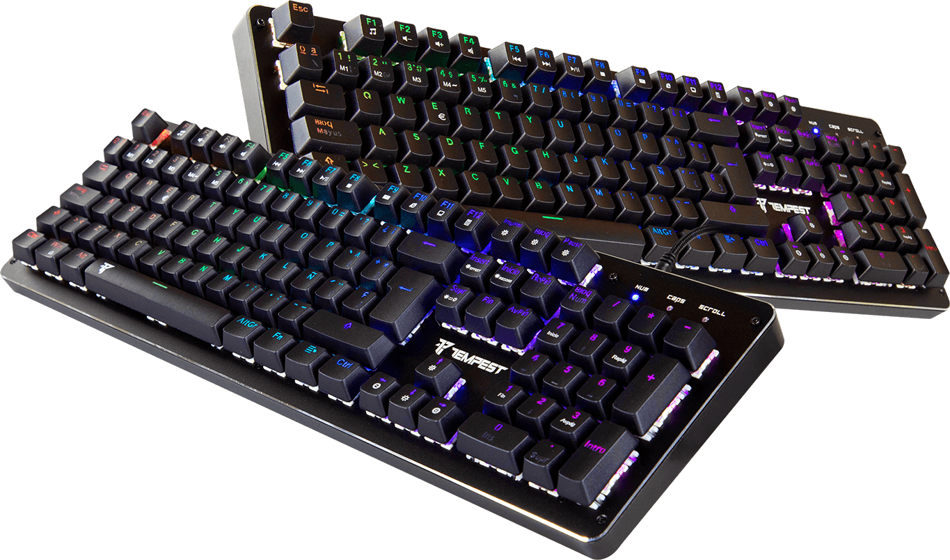Tempest K10 RGB teclado gaming mecánico RED Switch